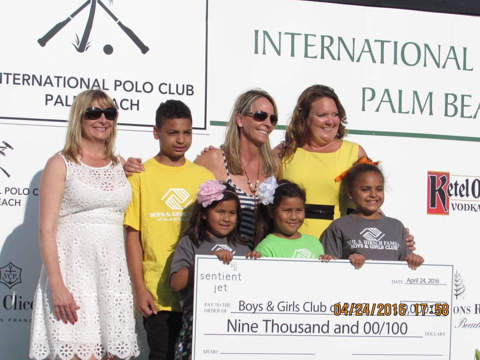 Sentient Jet Presents Charity Donation to Boys & Girls Clubs of Palm ...